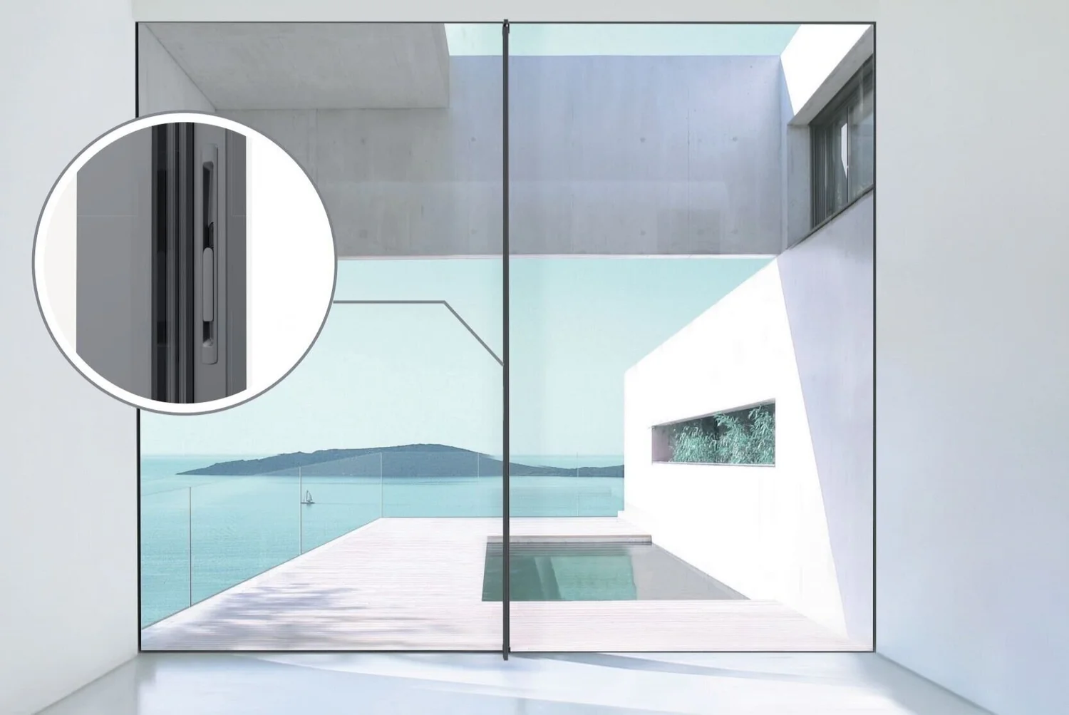 CORLINE Slimline Aluminium Sliding Doors