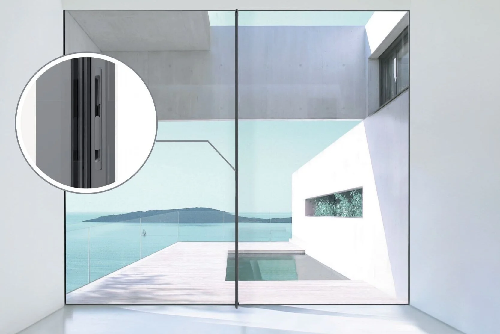 CORLINE Slimline Aluminium Sliding Doors