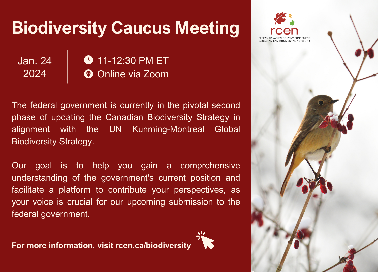 Events & Meetings — Canadian Environmental Network