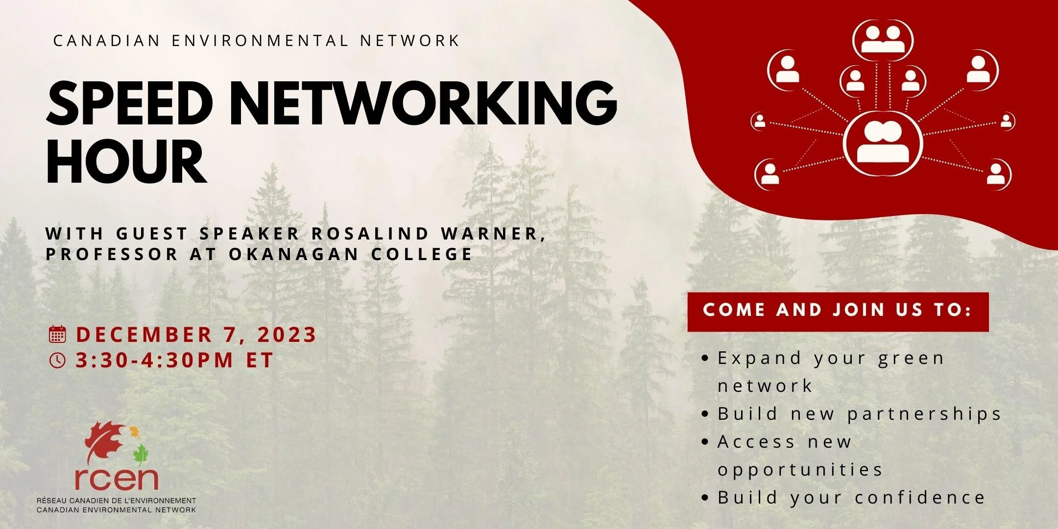 December Speed Networking Hour — Canadian Environmental Network