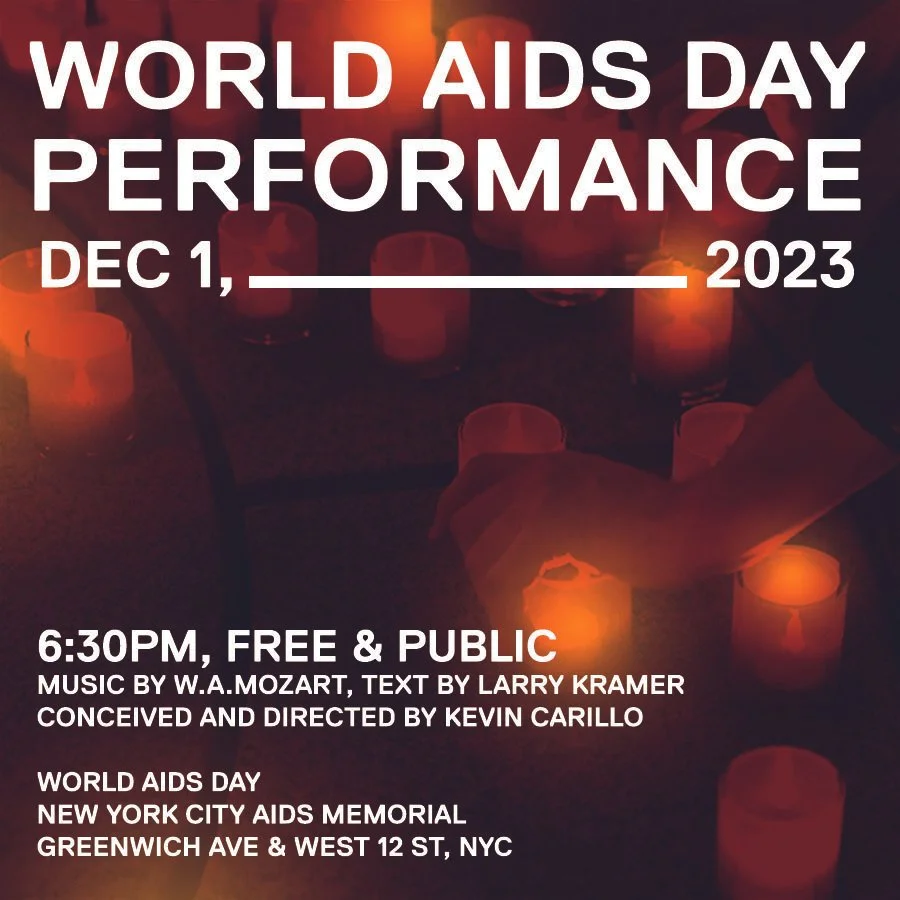World AIDS Day 2023 — New York City AIDS Memorial