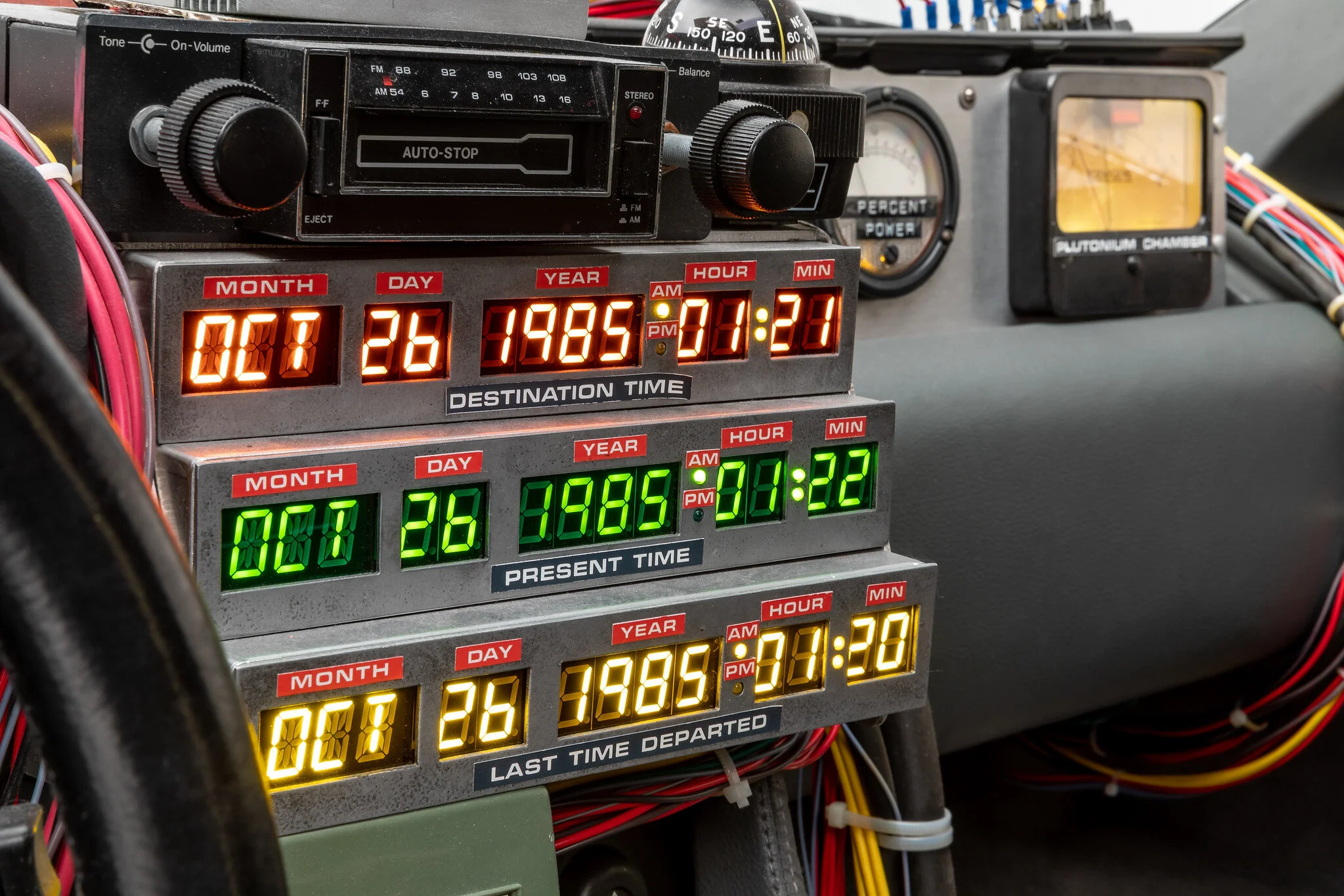 Back To The Future Delorean Interior
