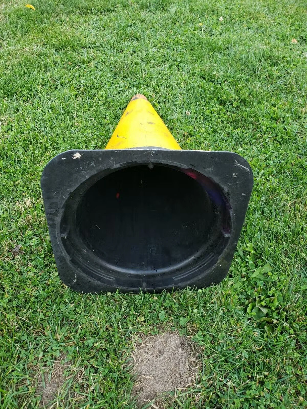 Rubber Traffic Cones Black