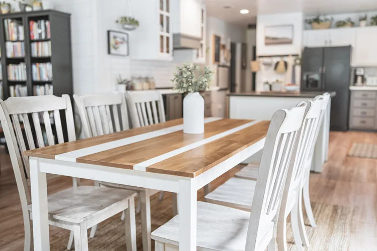 The Quillton | Solid Wood Dining Table | Handmade in the USA