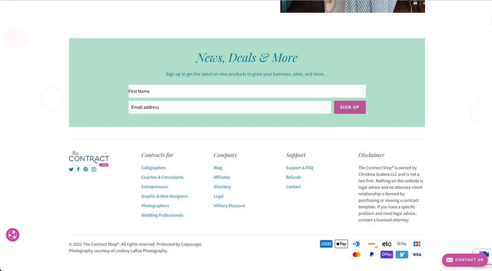 7 must-haves for your website footer