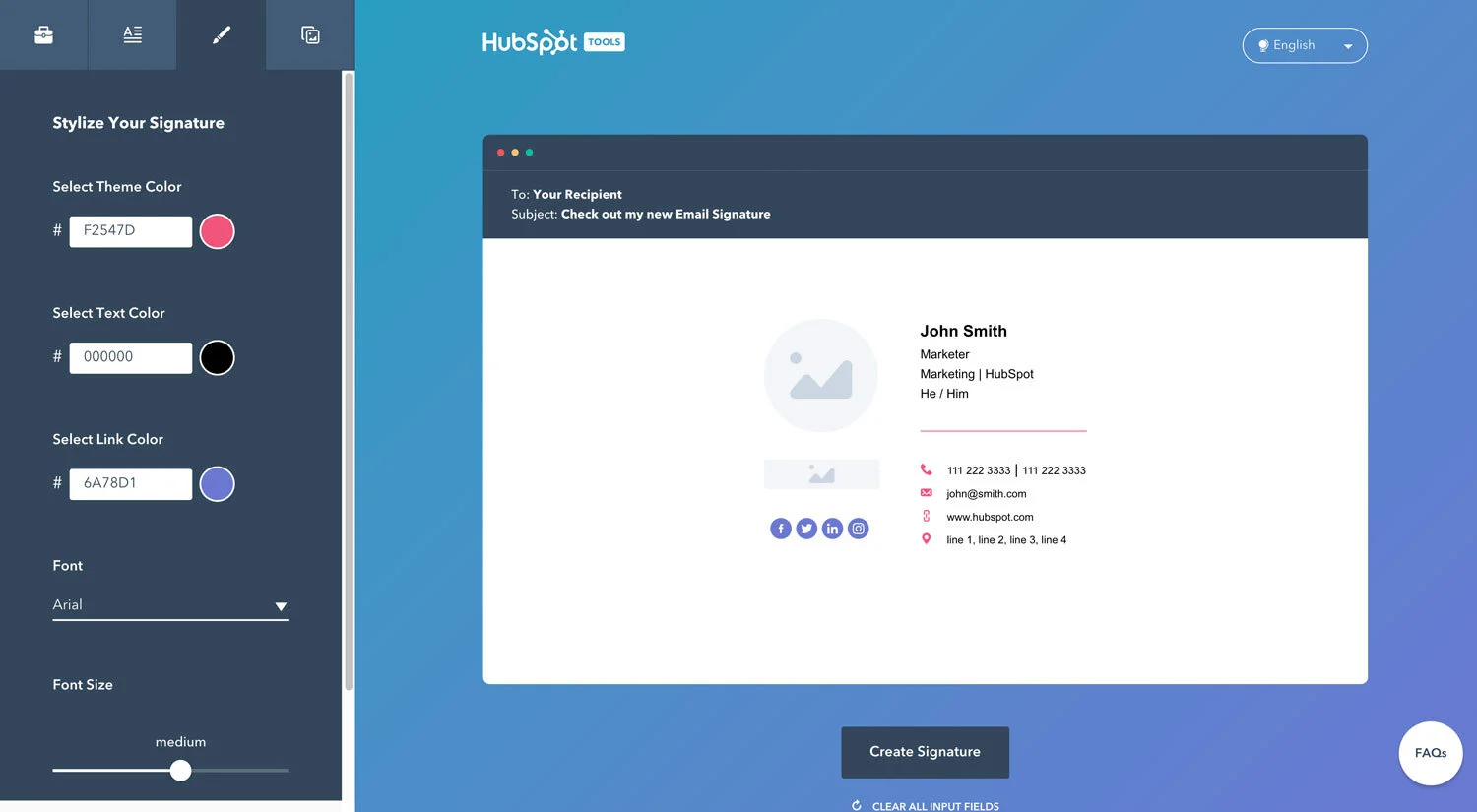 How to create an easy, pretty, clickable email signature