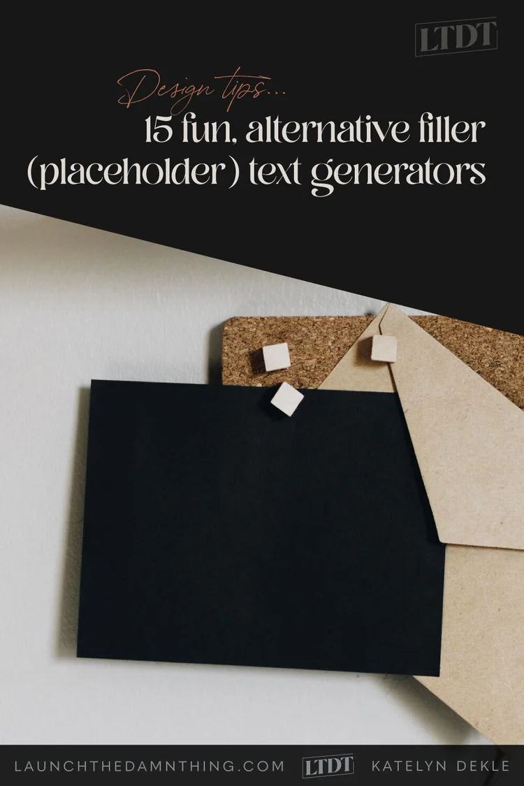 16 fun placeholder text generators