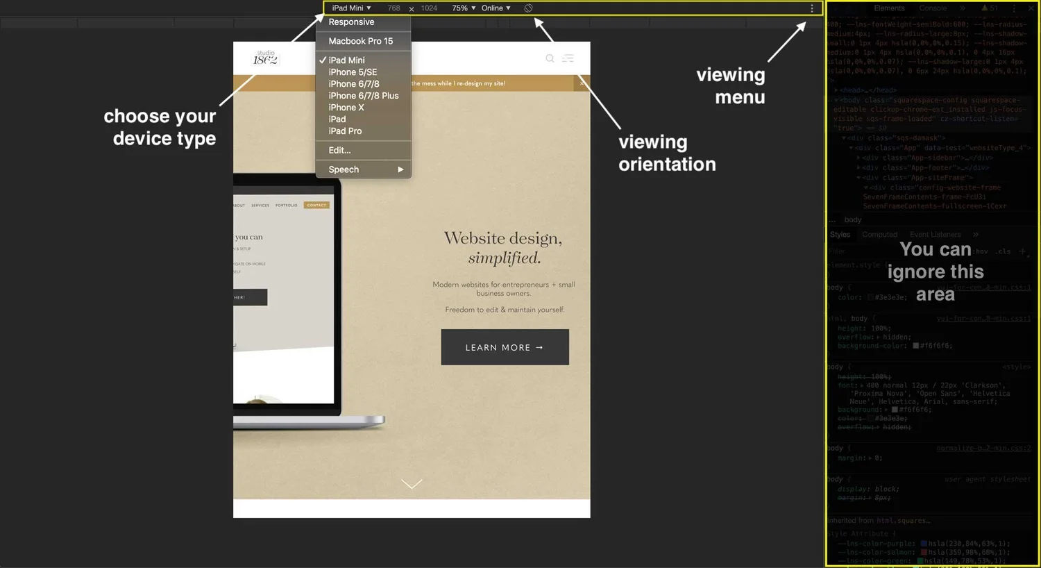 How to get device screenshots for digital mockups