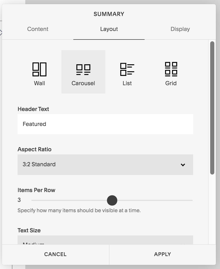 4 ways to use the Summary Block in Squarespace
