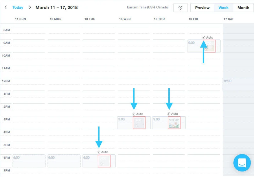 Scheduling auto-posts with Tailwind or Later app