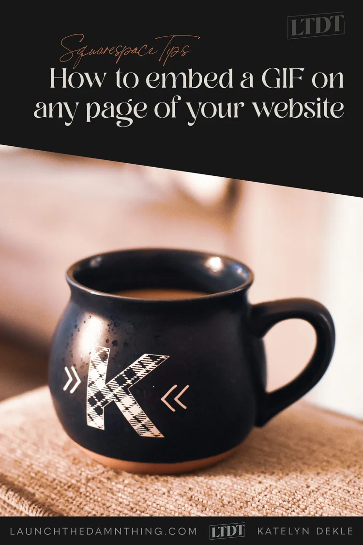 How to embed a GIF on any web page