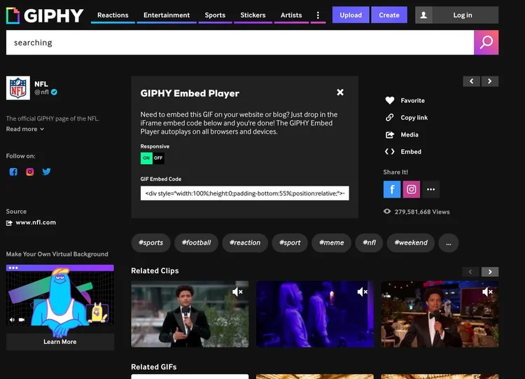 How to embed a GIF on any web page