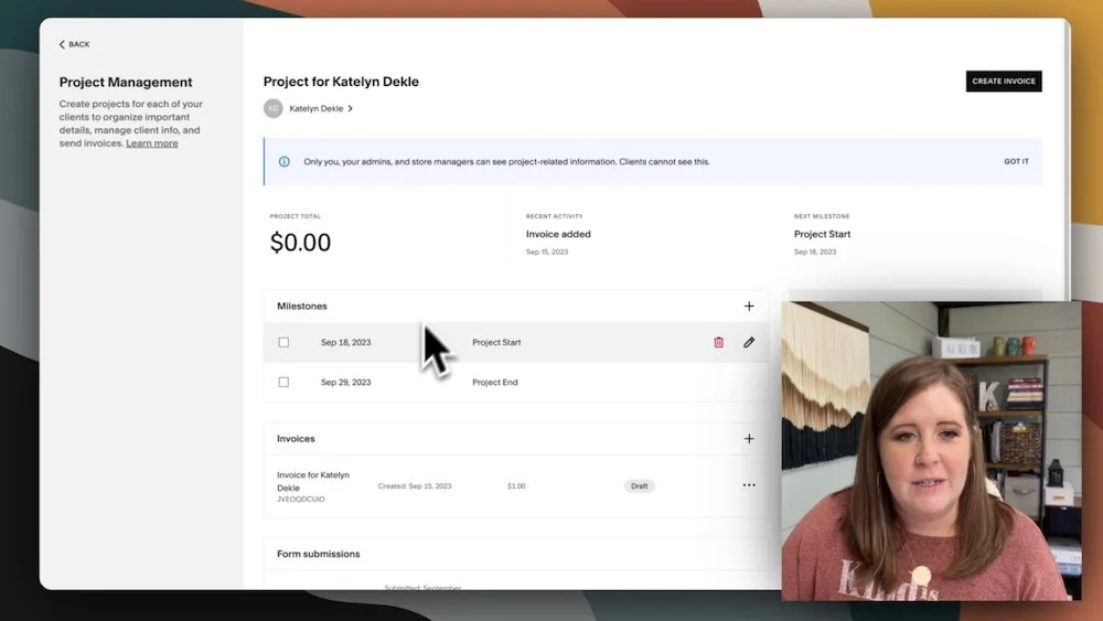 Can Squarespace Invoicing replace my CRM??