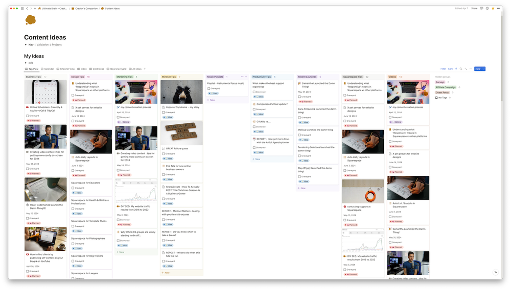 My content creation process from start to finish, as a web designer