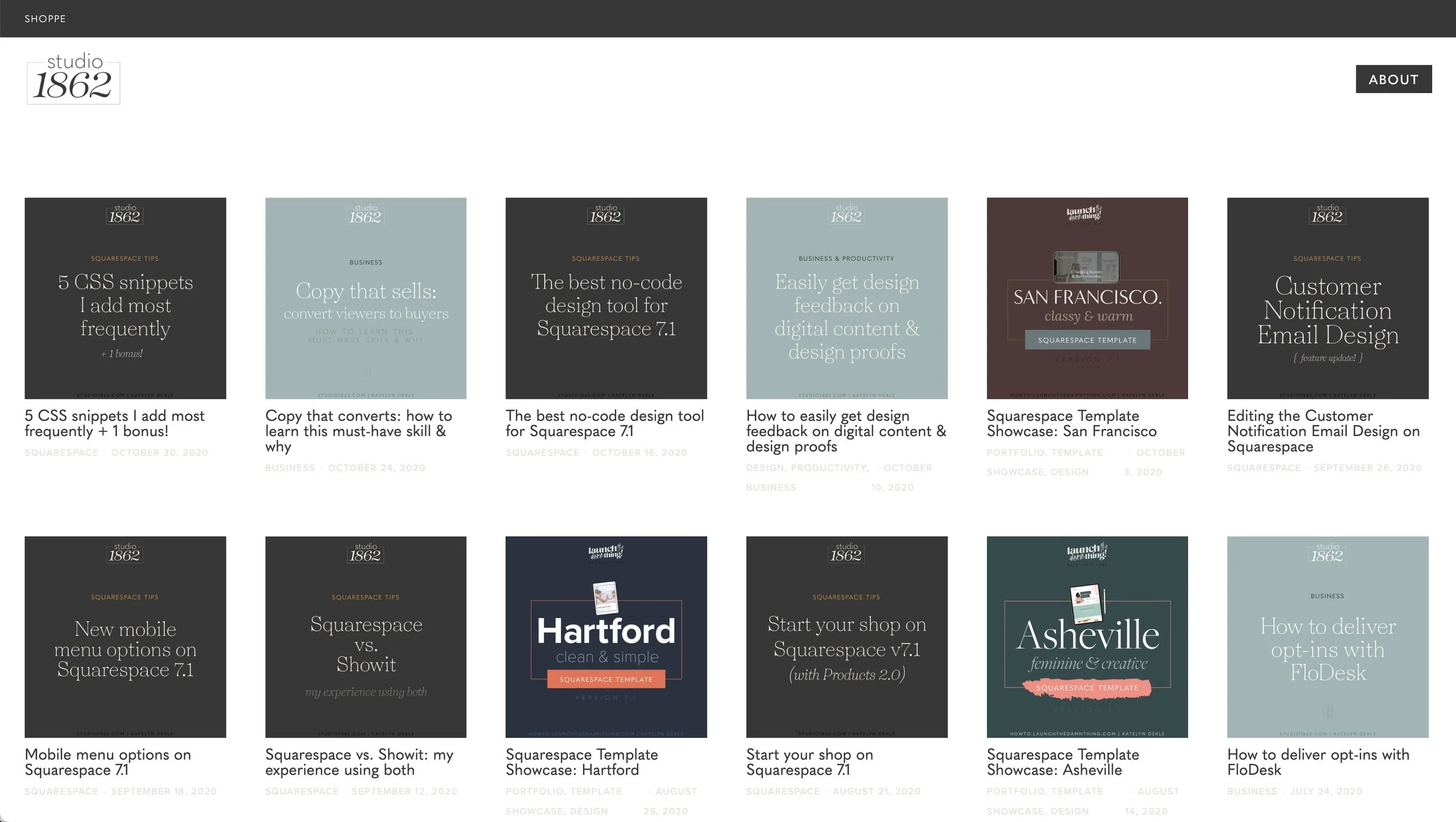 How to build Blog Archives in Squarespace –without plugins!