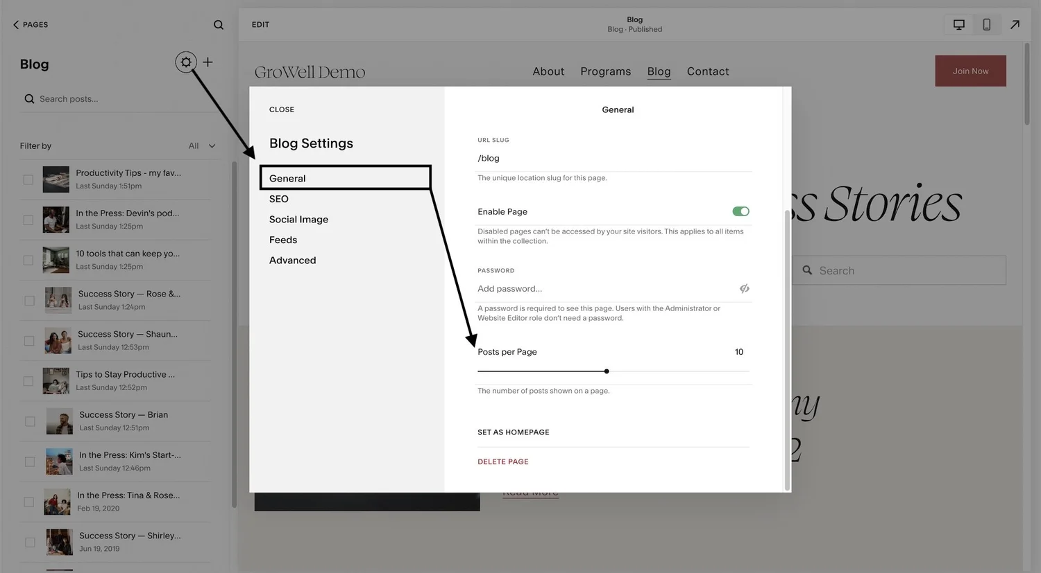 How to design & organize your blog's home page on 7.1