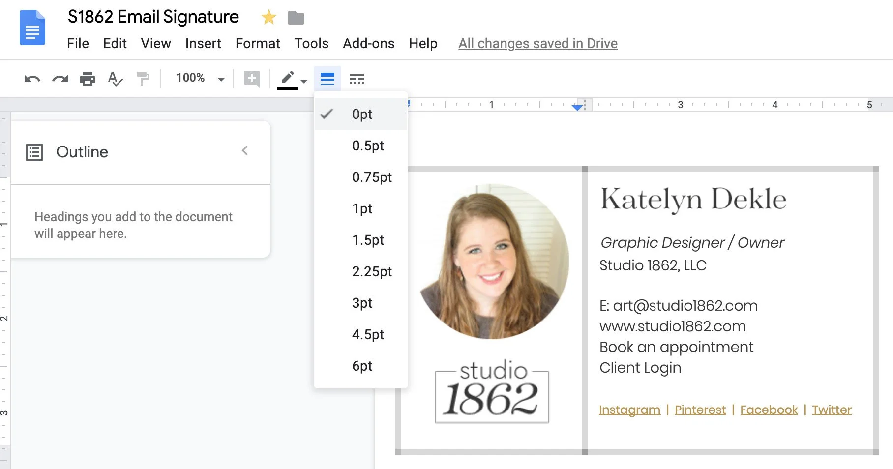 How do I design a pretty, reliable & clickable email signature?