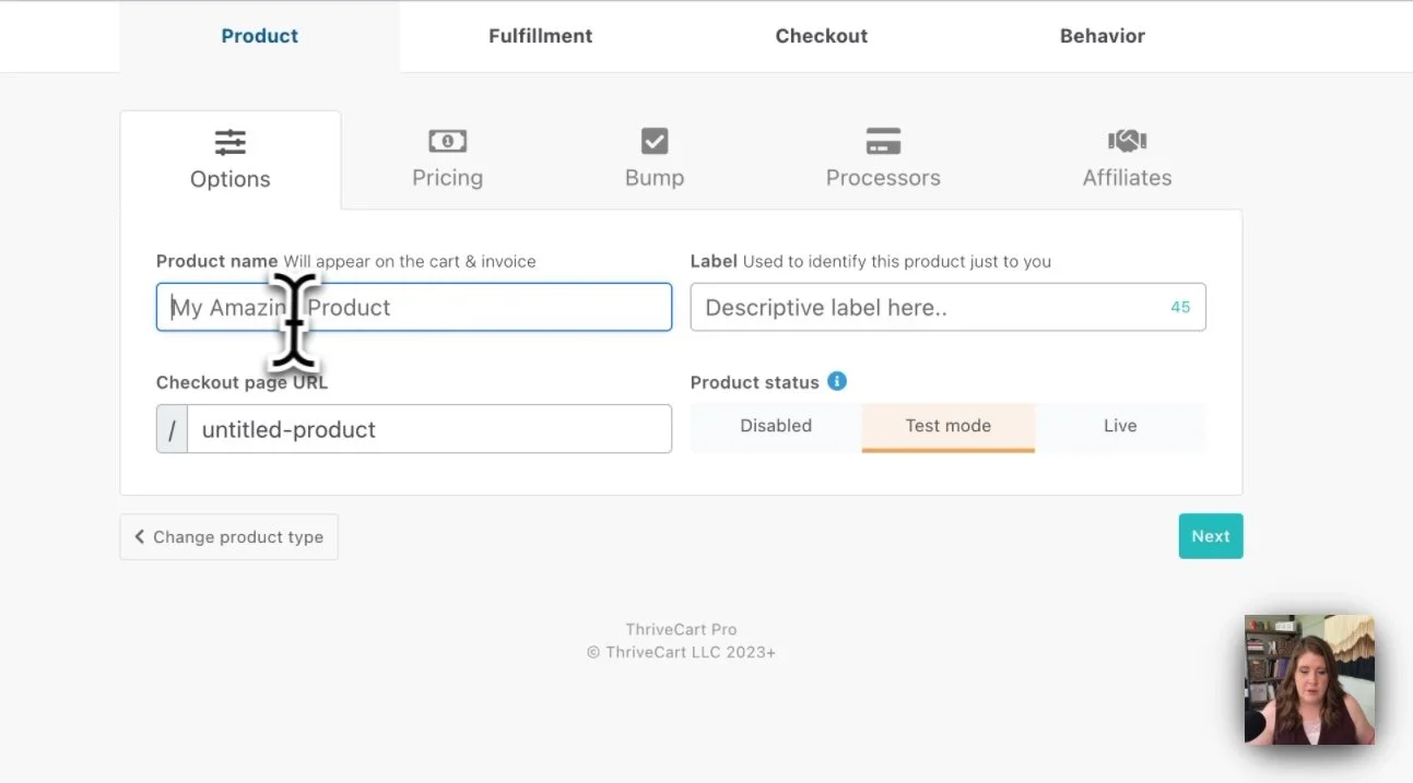 How to use ThriveCart with products on Squarespace