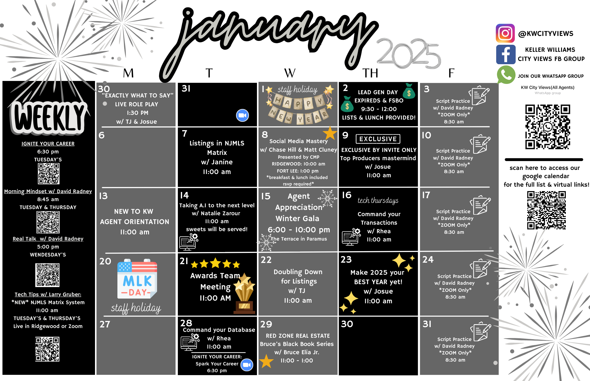 Calendars — Keller Williams City Views