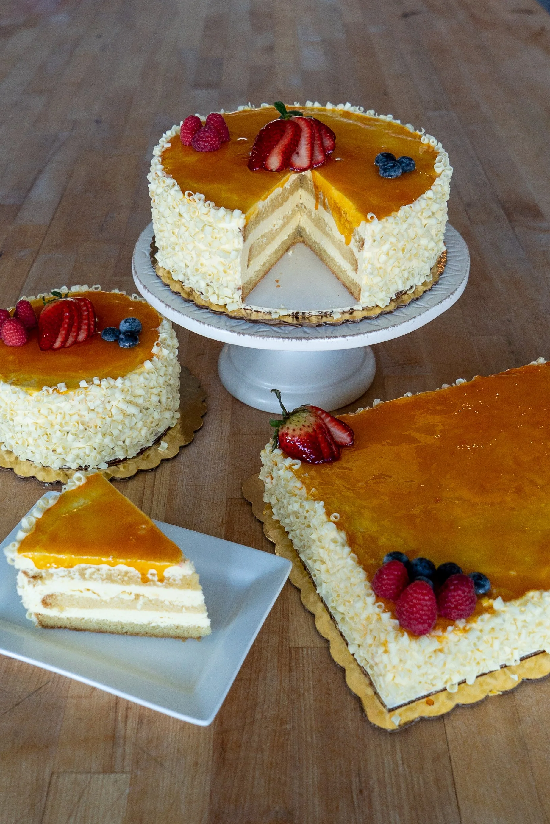 Passion Fruit Mousse Cake Recipe