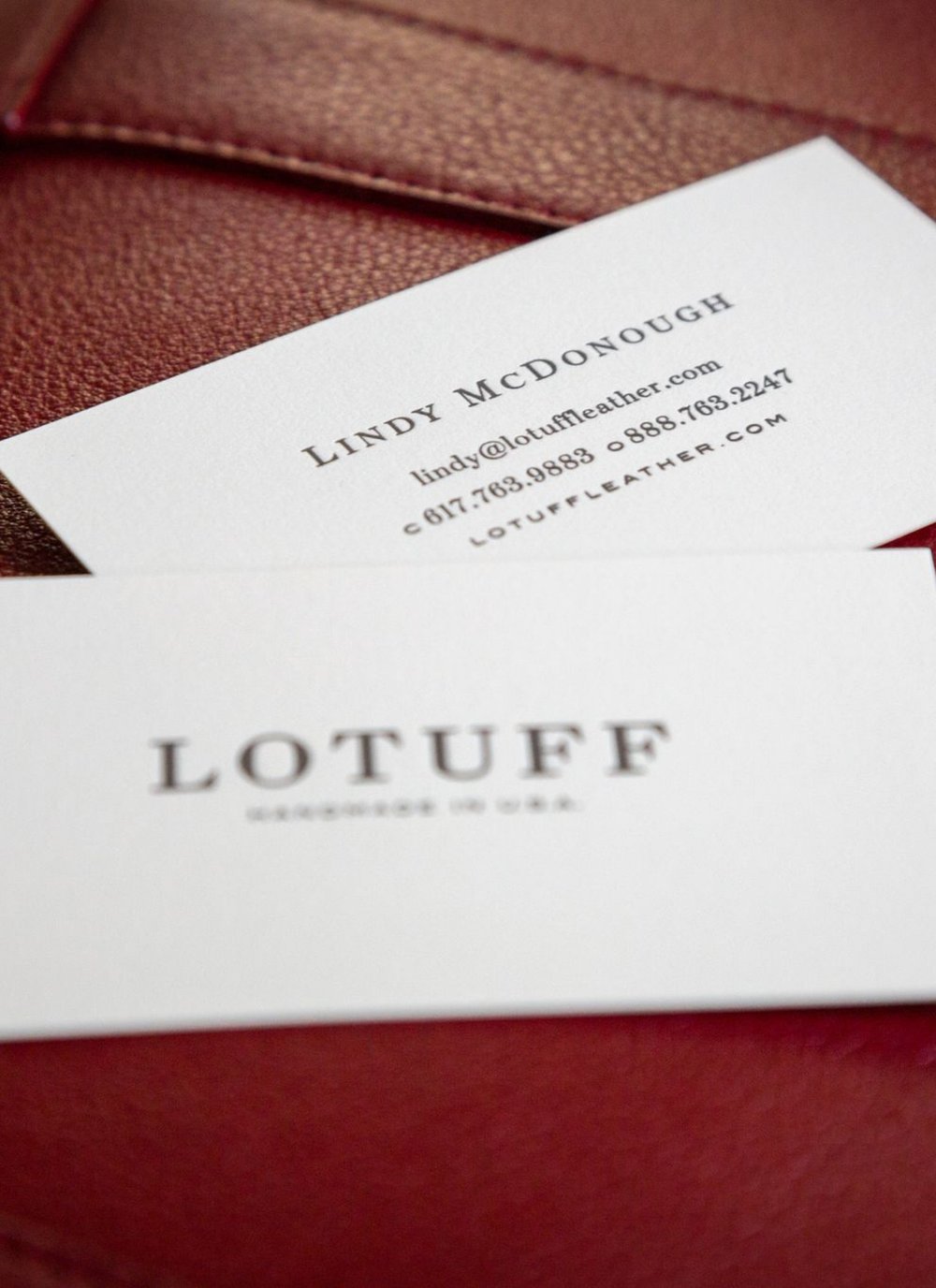 Lotuff Leather — Bluerock Design