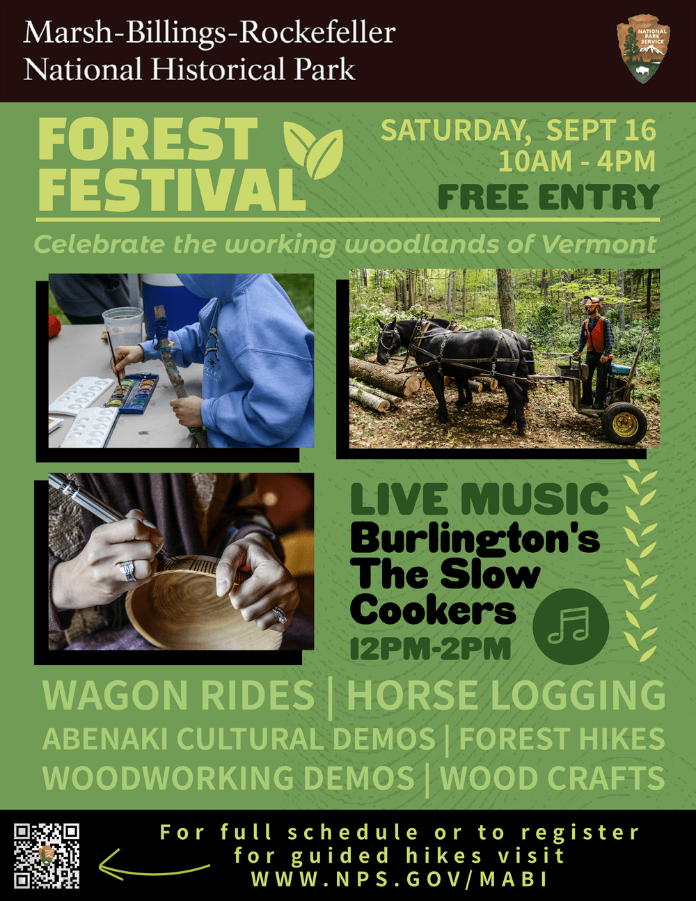Annual Forest Festival: Marsh-Billings-Rockefeller National Historic ...