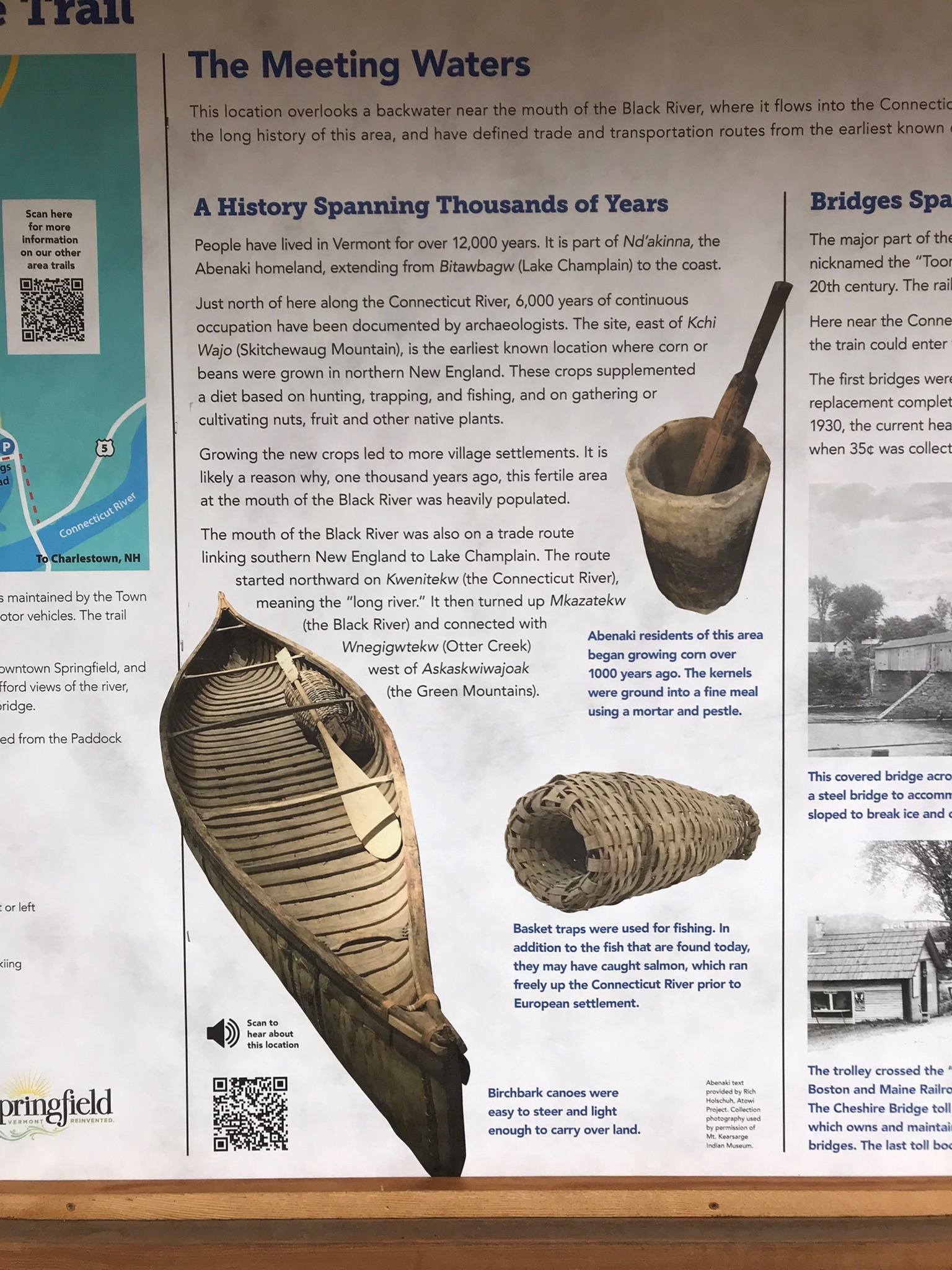 Interpretive Signage for the Toonerville Trail at Springfield, VT — Atowi