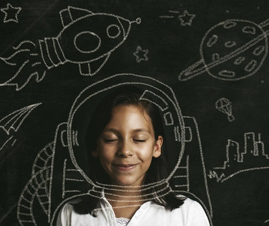 Children Using Imagination