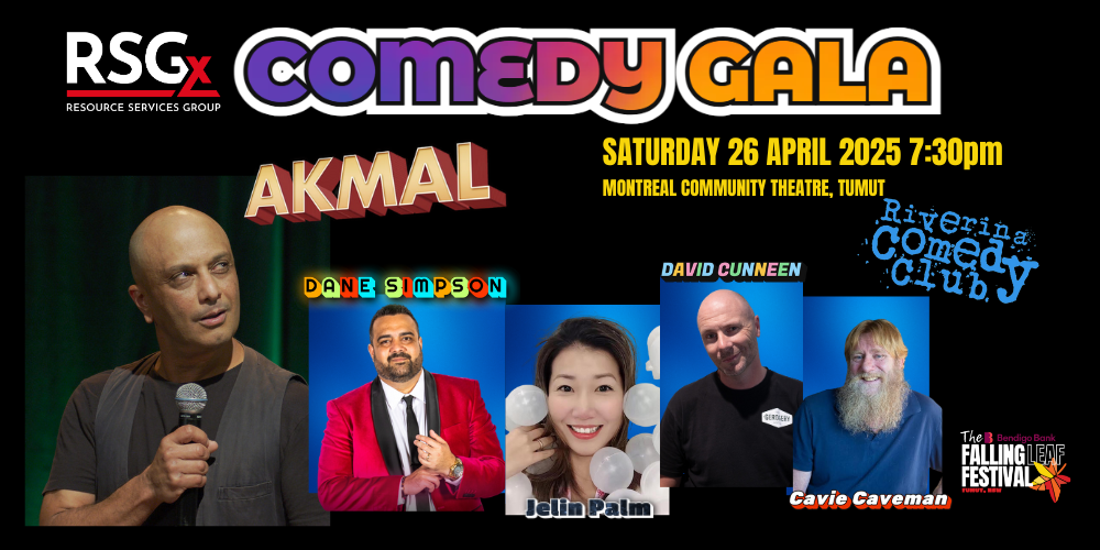 FALLING LEAF COMEDY GALA 26 April — Falling Leaf Festival