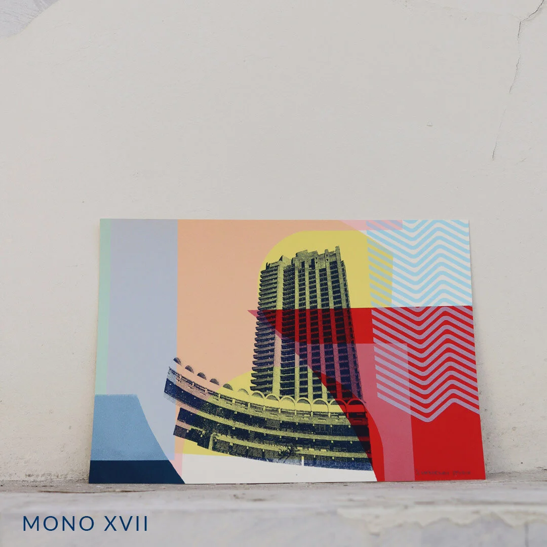 Mini Mono Screen Prints - Barbican — Underway Studio