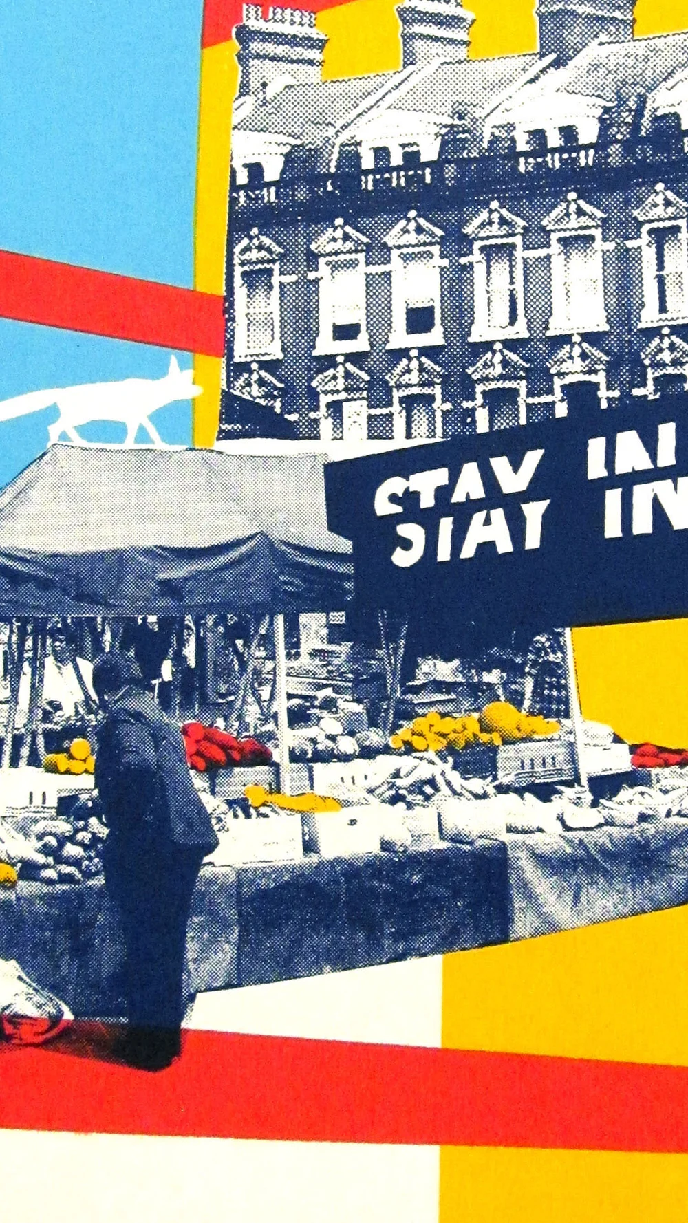 'Brixton' by Underway Studio. Screen print featuring imagery from the ...