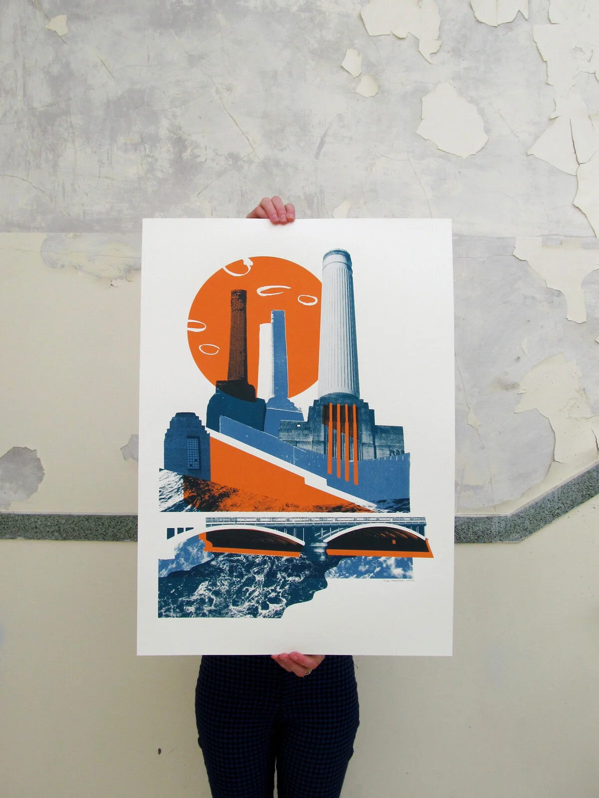'Brixton' by Underway Studio. Screen print featuring imagery from the ...