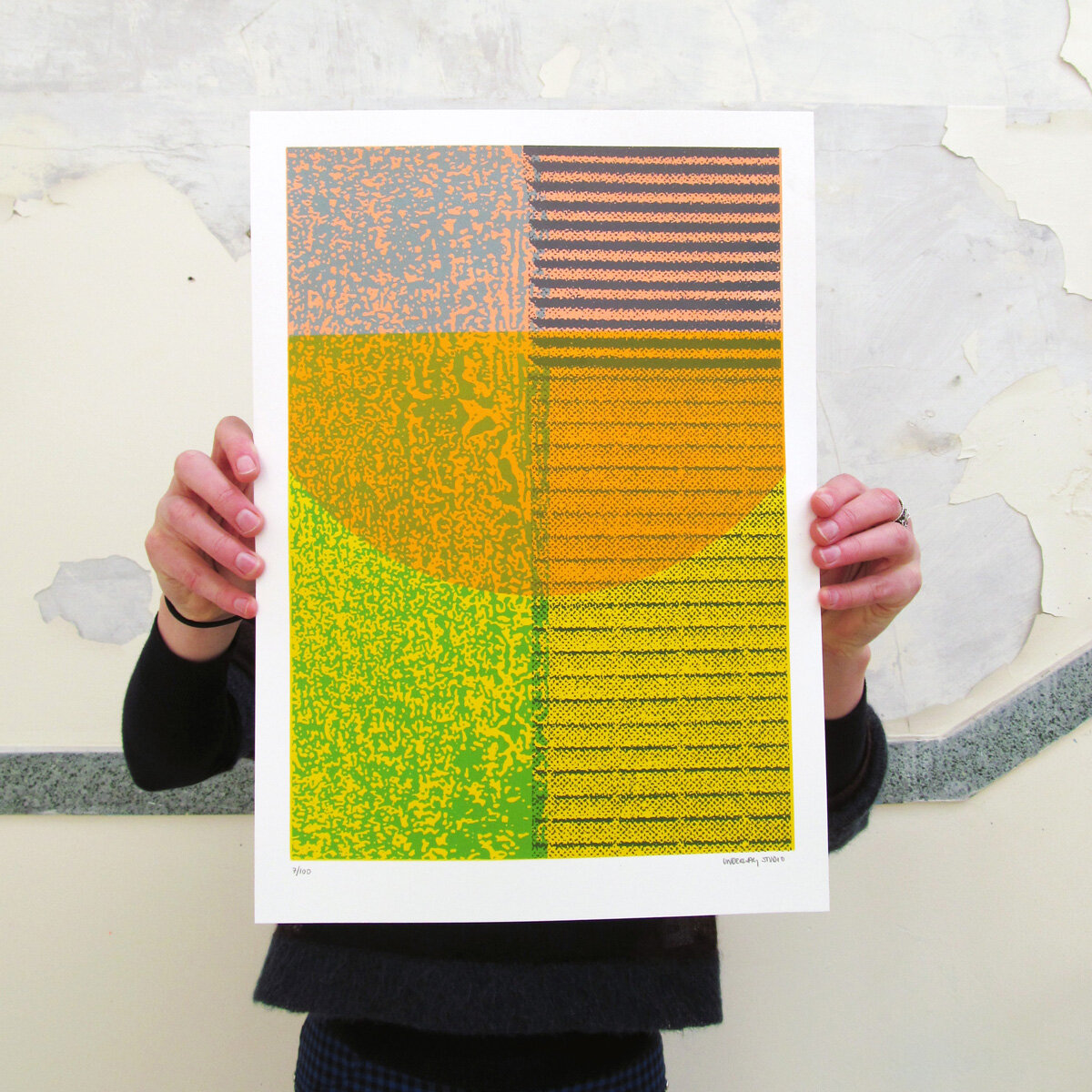 'Brutal Forms VIII' by Underway Studio. Brutalist screen print of the ...