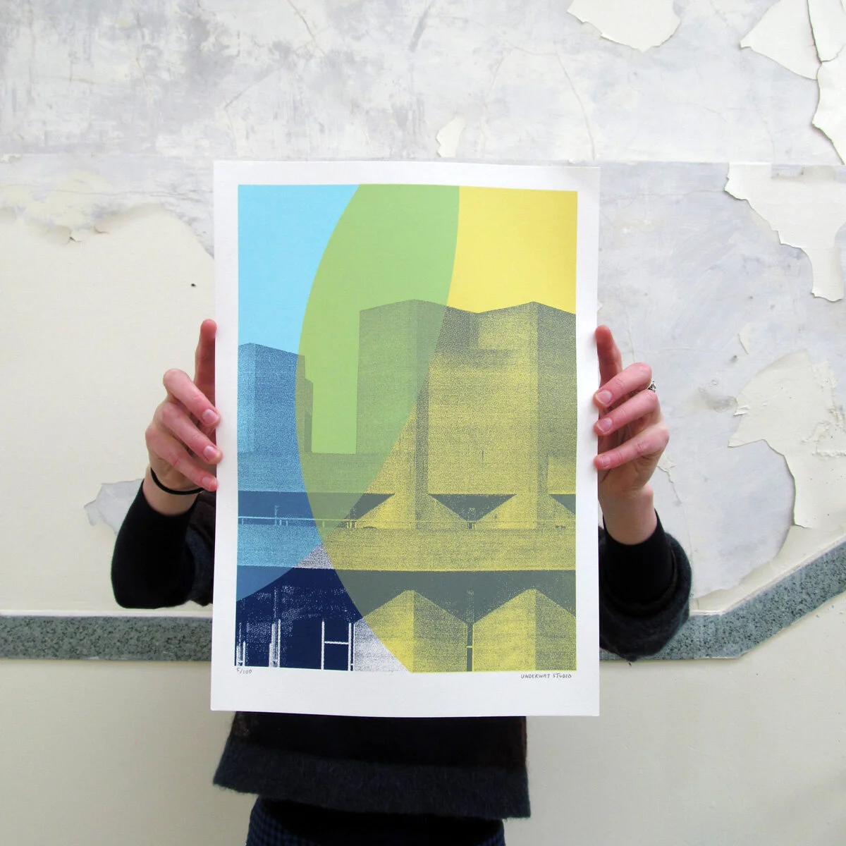 'Brutal Forms VIII' by Underway Studio. Brutalist screen print of the ...