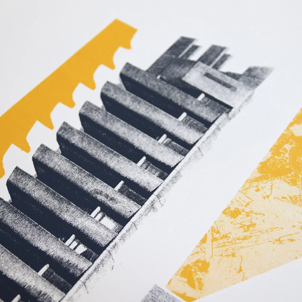 'Brutalist Icons' by Underway Studio. Limited edition screen print of ...