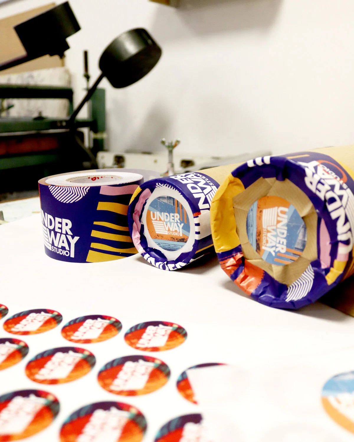 'Brixton' by Underway Studio. Screen print featuring imagery from the ...