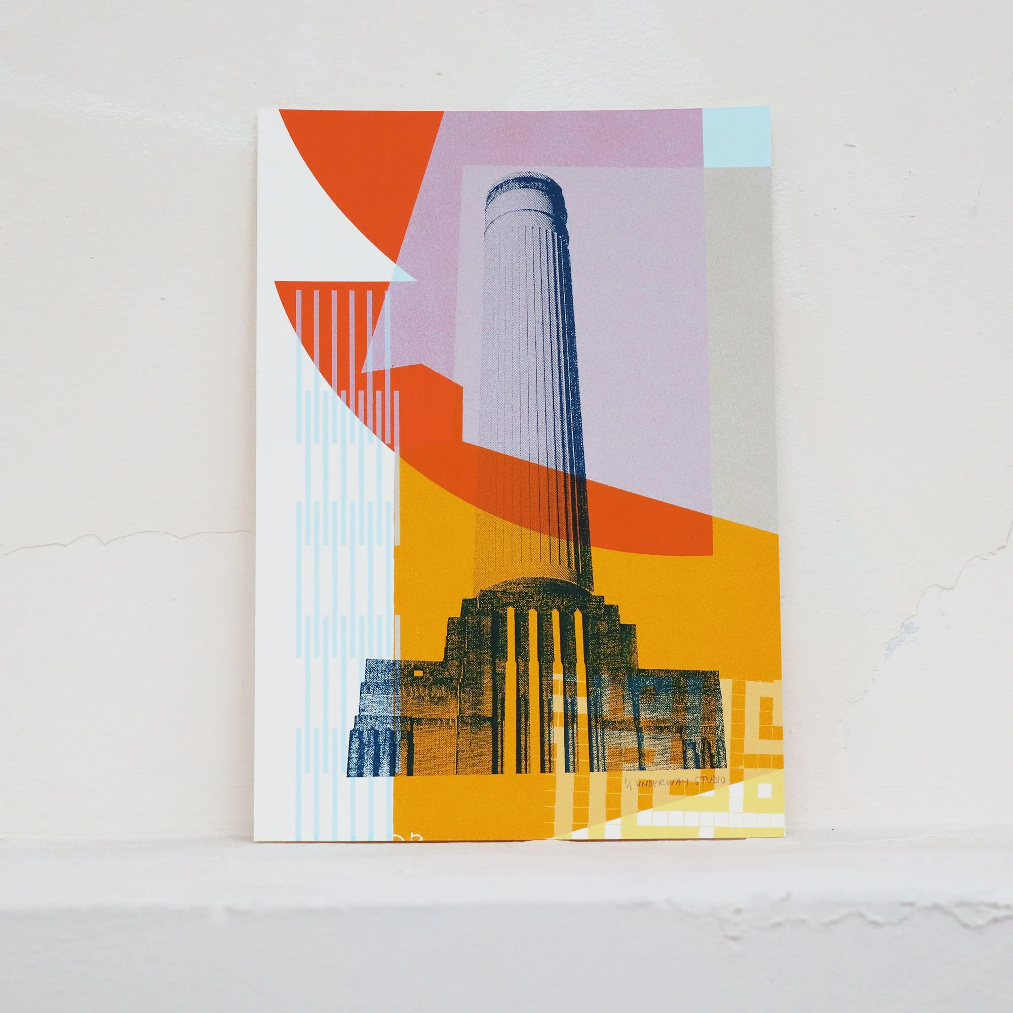 'Brixton' by Underway Studio. Screen print featuring imagery from the ...