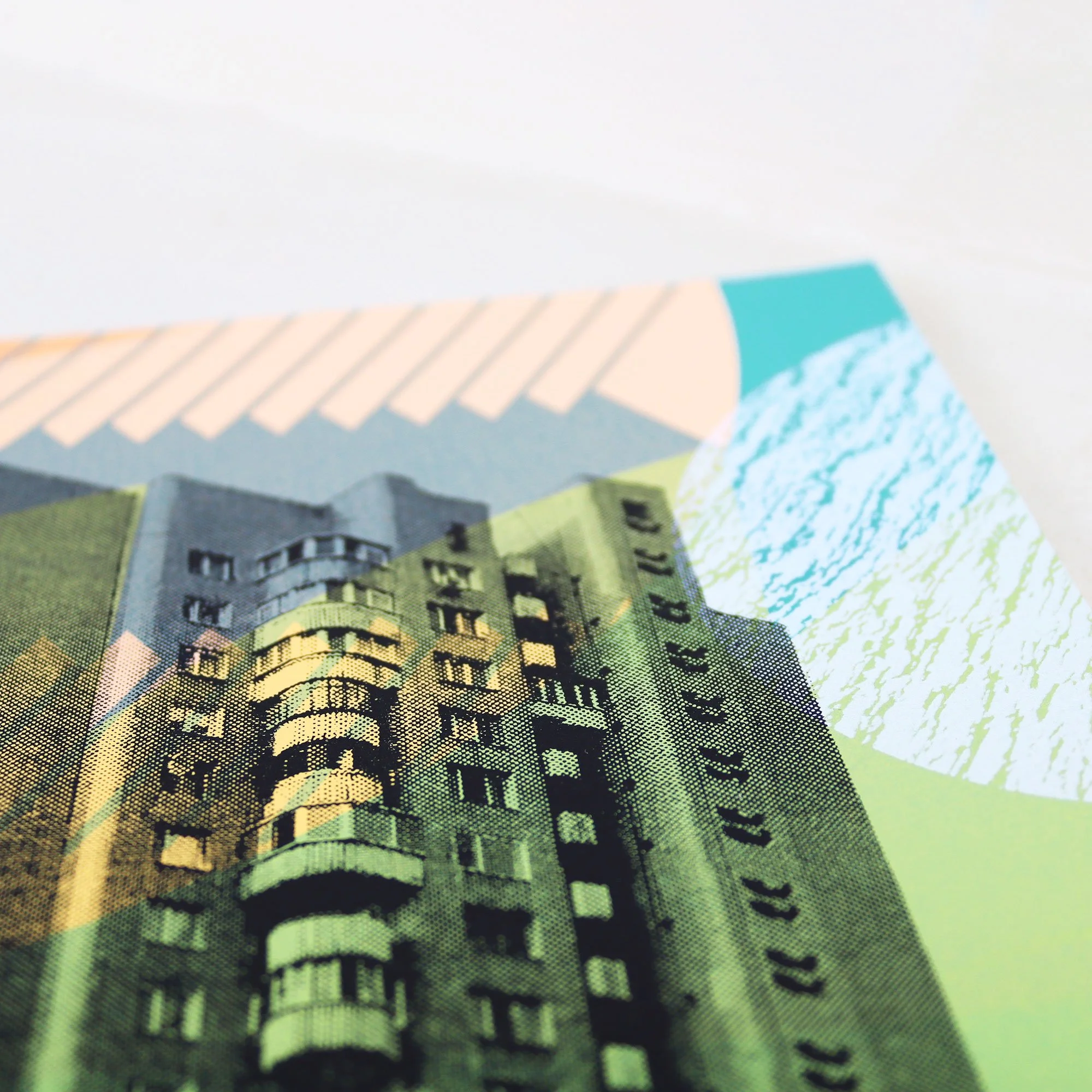 'Brutal Forms VIII' by Underway Studio. Brutalist screen print of the ...