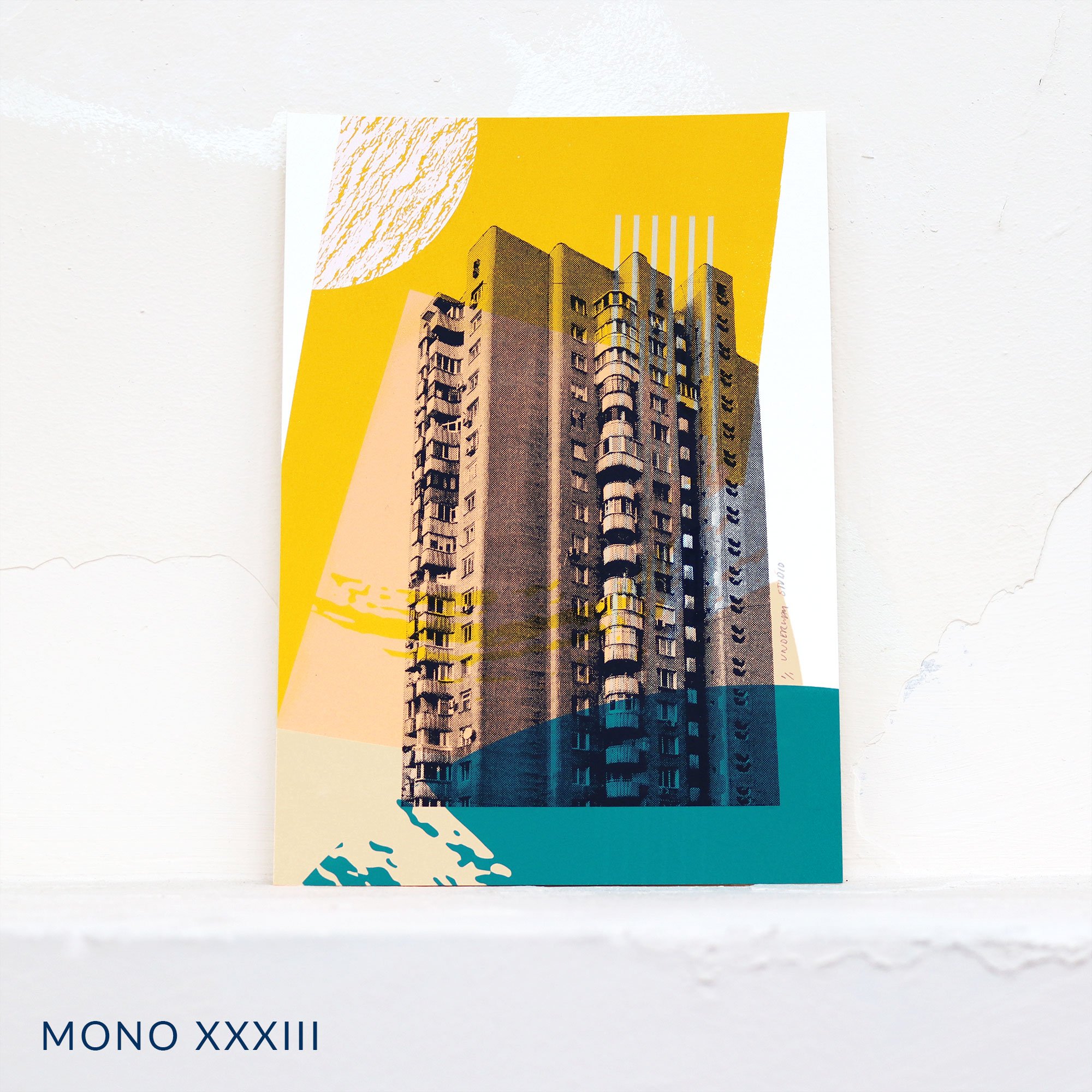 'Brutal Forms VIII' by Underway Studio. Brutalist screen print of the ...