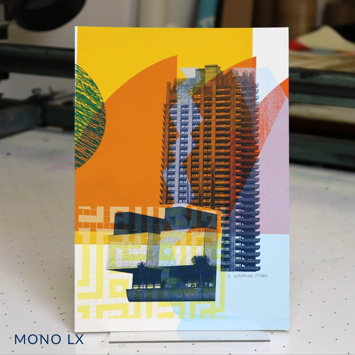 'Brutal Forms VIII' by Underway Studio. Brutalist screen print of the ...