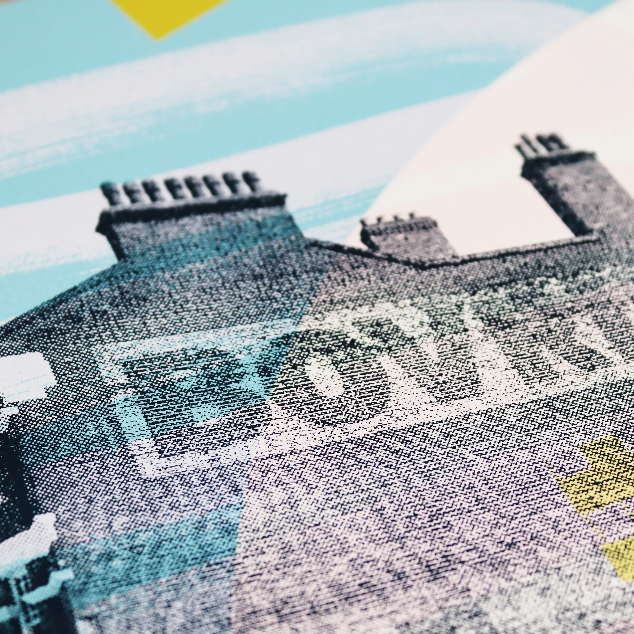 'Brixton' by Underway Studio. Screen print featuring imagery from the ...