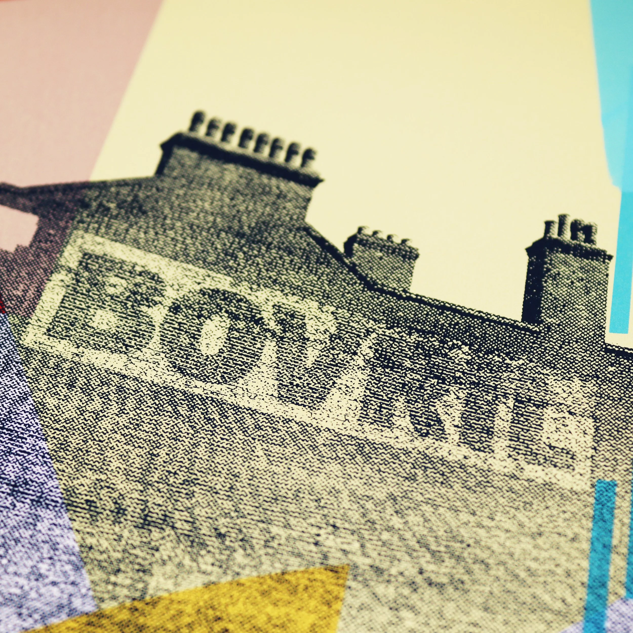 'Brixton' by Underway Studio. Screen print featuring imagery from the ...