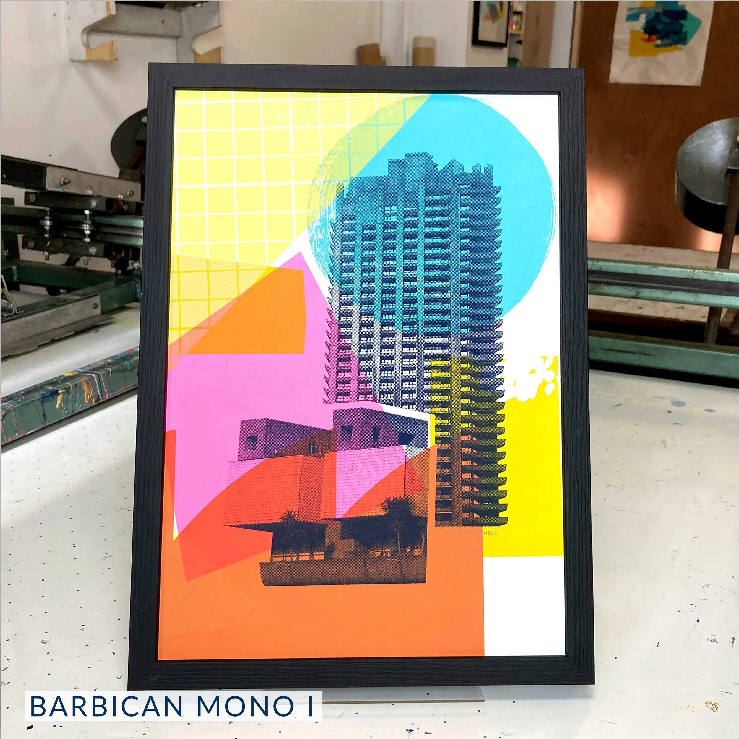 'Brutal Forms VIII' by Underway Studio. Brutalist screen print of the ...