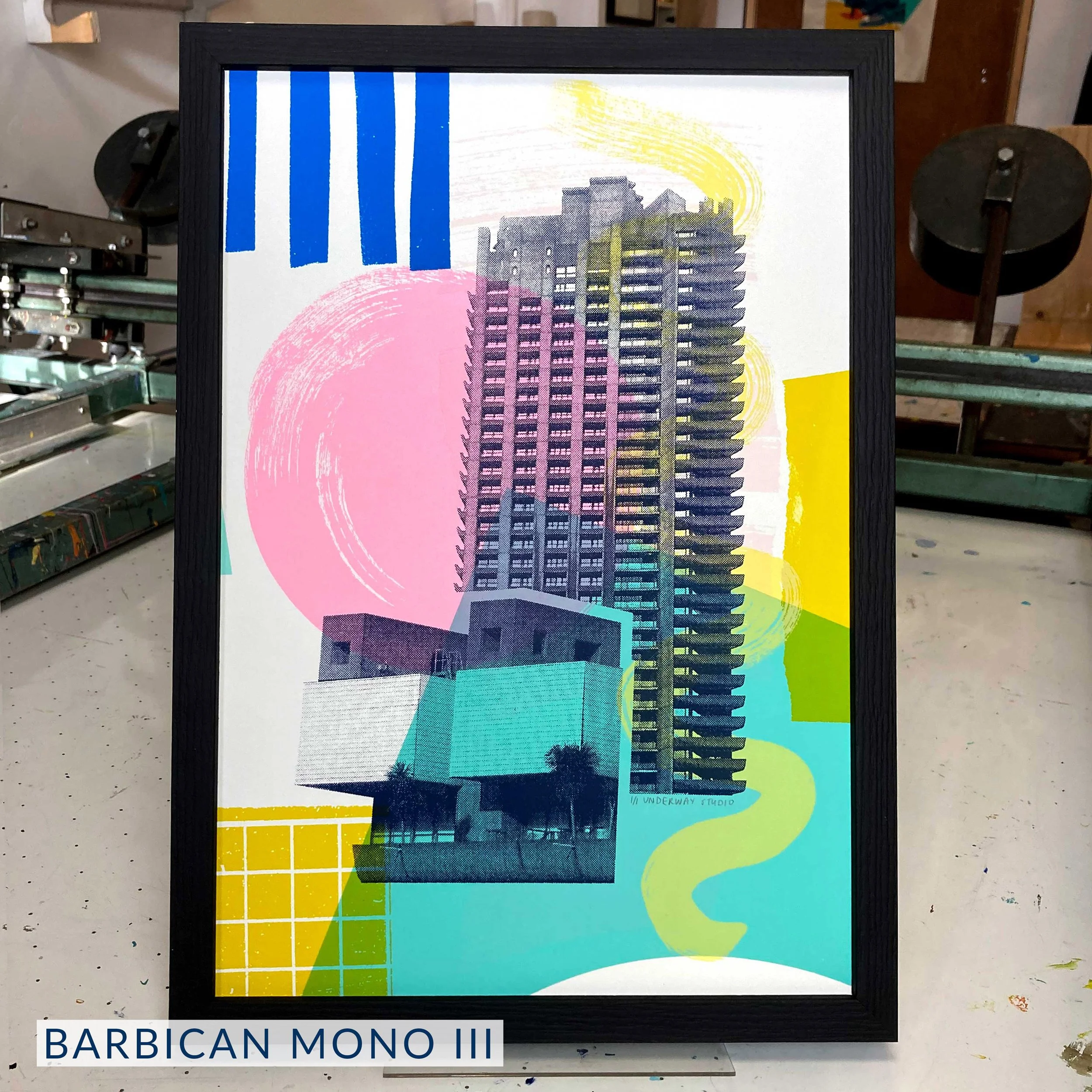 'Brutal Forms VIII' by Underway Studio. Brutalist screen print of the ...