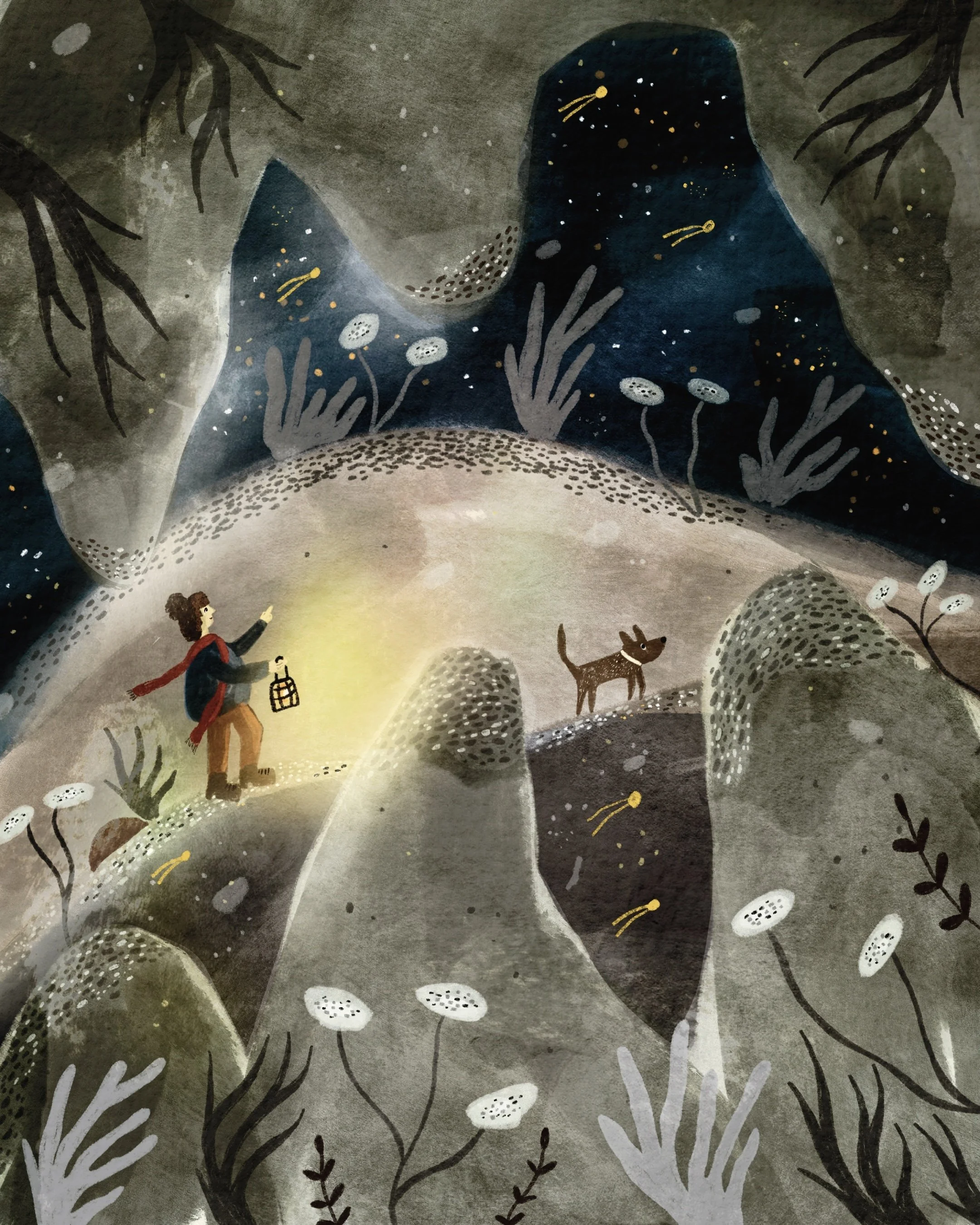 Maiden Moose Illustration