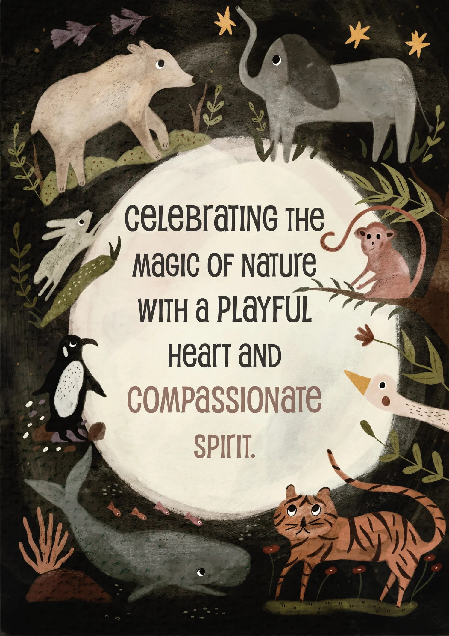 Maiden Moose Illustration