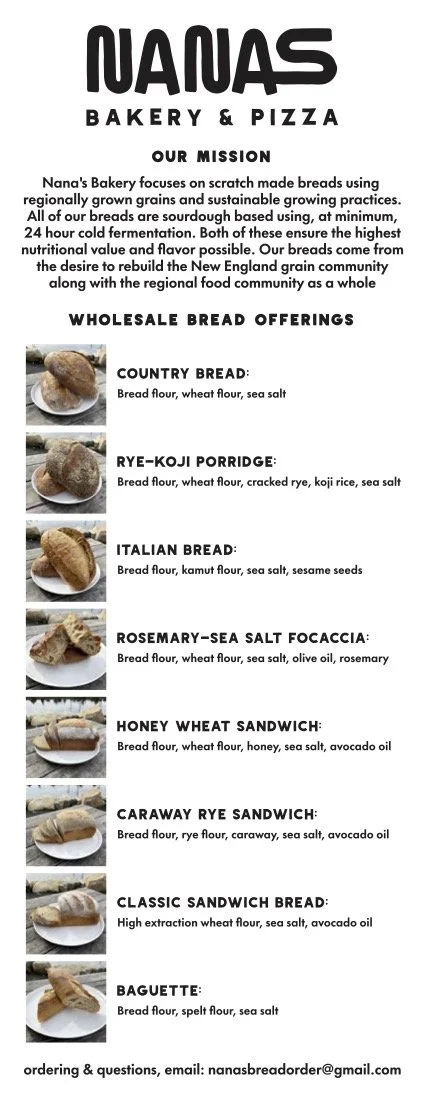 Menus — Nana's Mystic