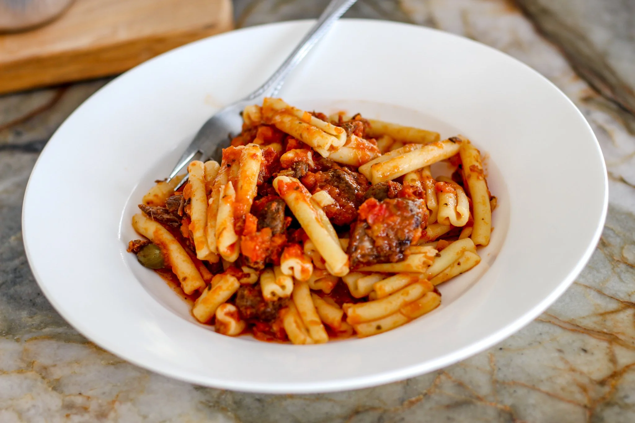 Beef & Pomodoro Ragu with Pasta Small — RedKitchen
