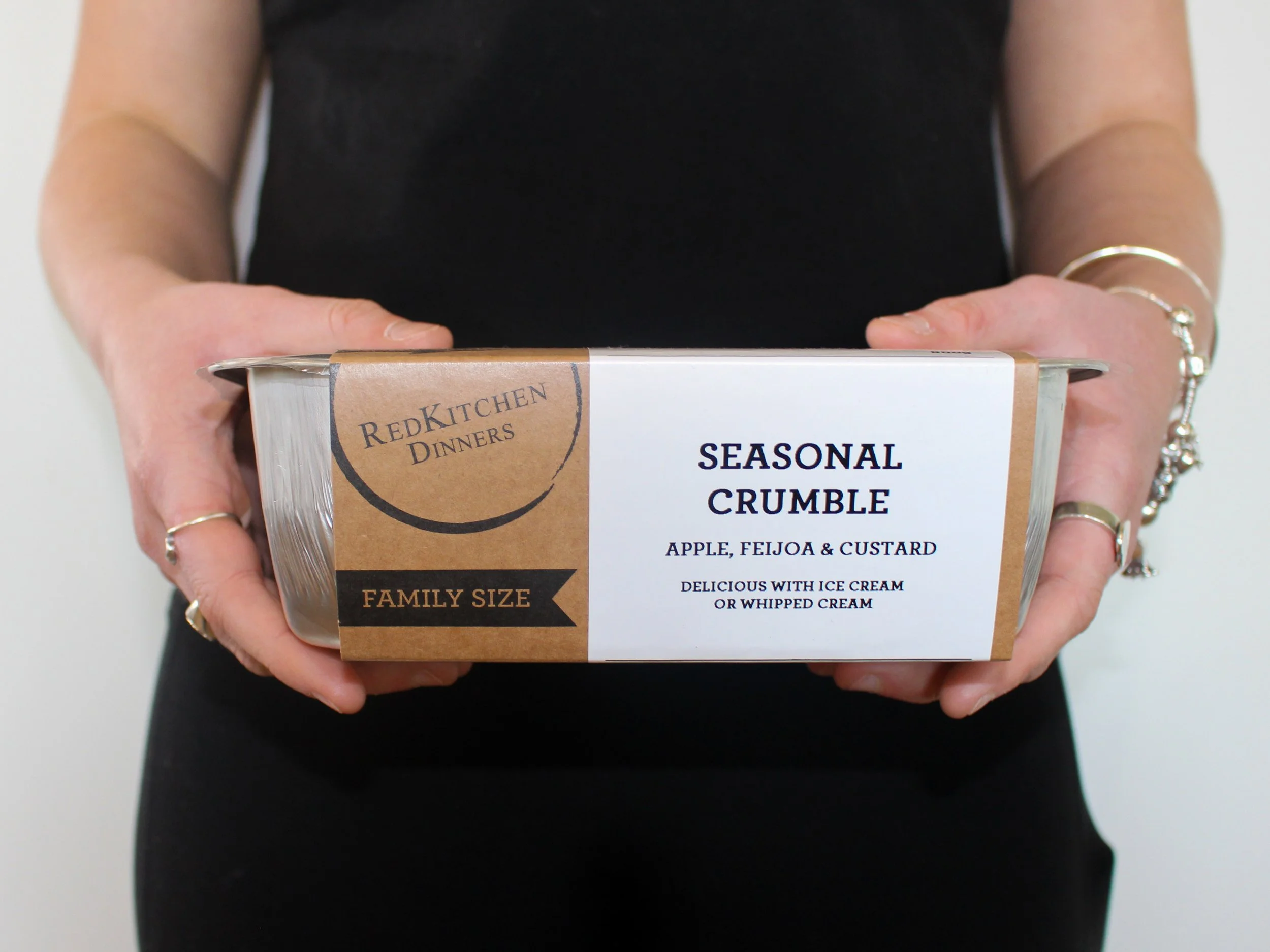 Seasonal Crumble - Apple Custard and Plum — RedKitchen