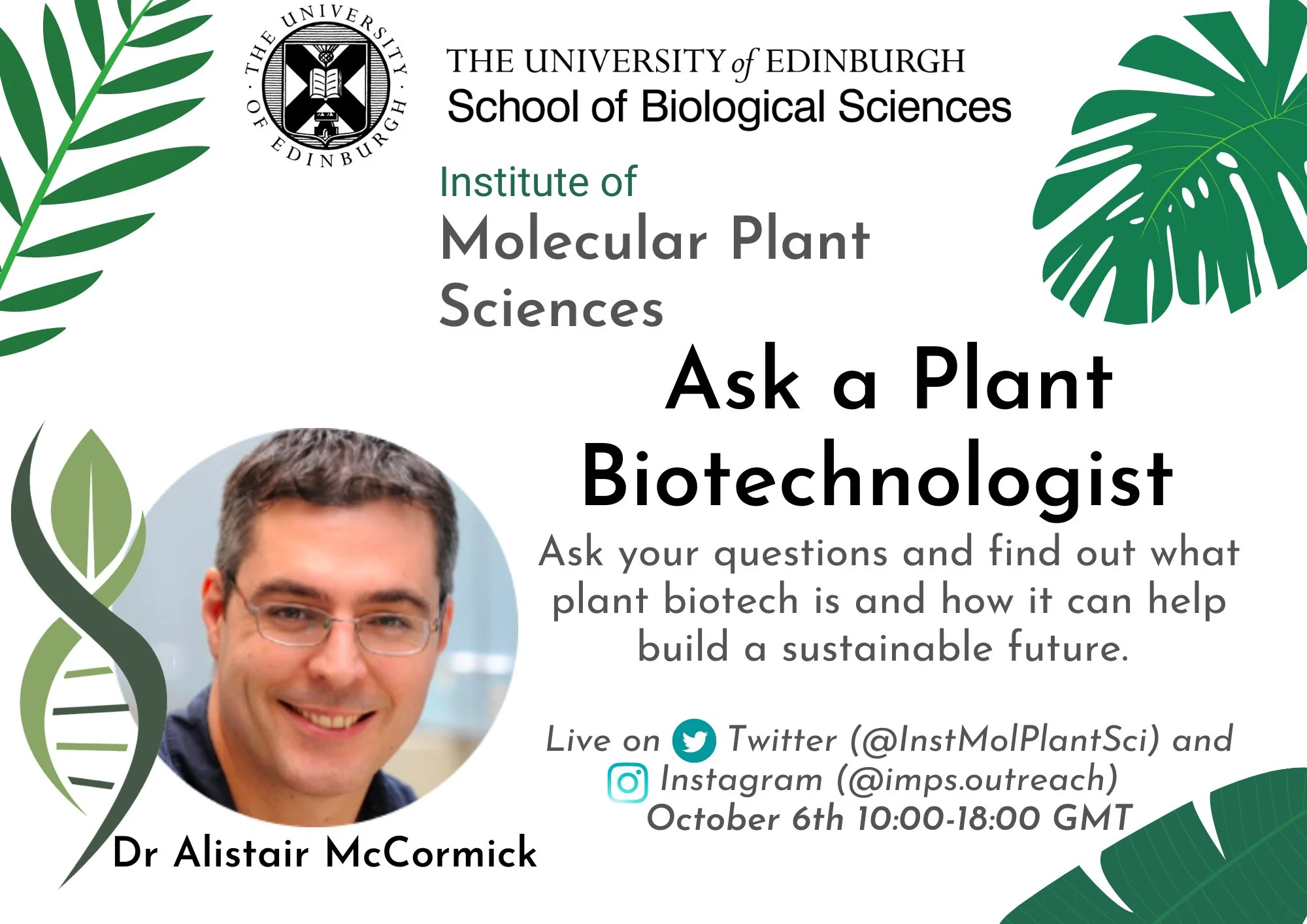 Ask a Plant Biotechnologist — IBioIC